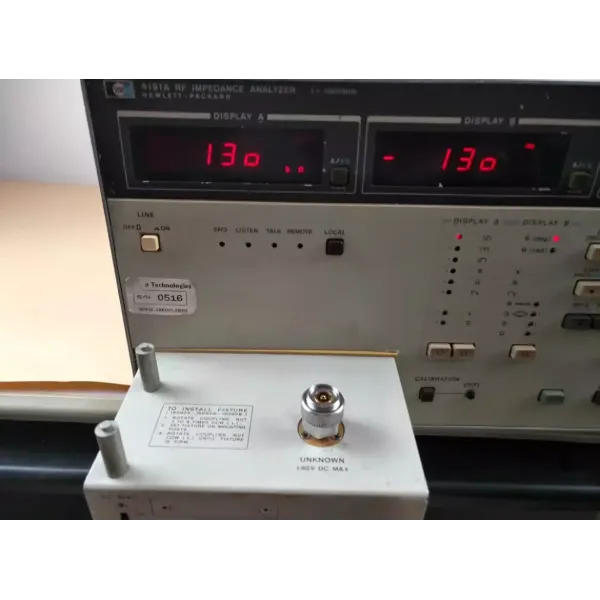 HP Keysight / Agilent 4191A RF Impedance Analyzer | 1 MHz to 1 GHz ...